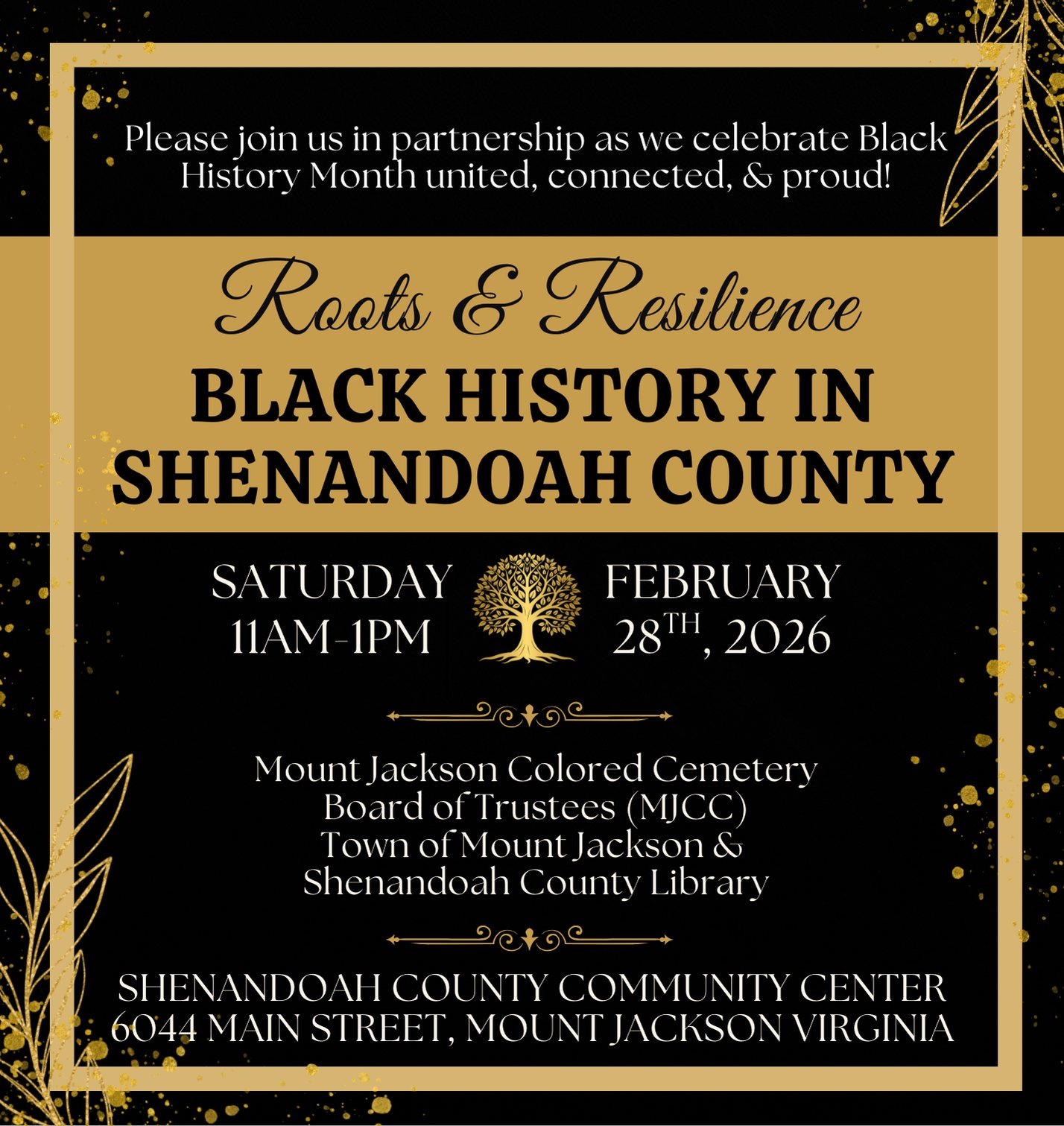 The Town of Mount Jackson to Celebrate African American History with ...
